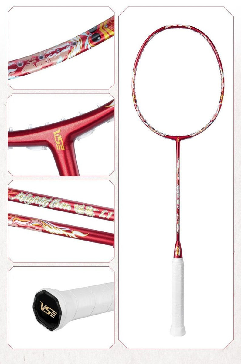 VS Mighty Lion Badminton Racket (Red) – e78shop