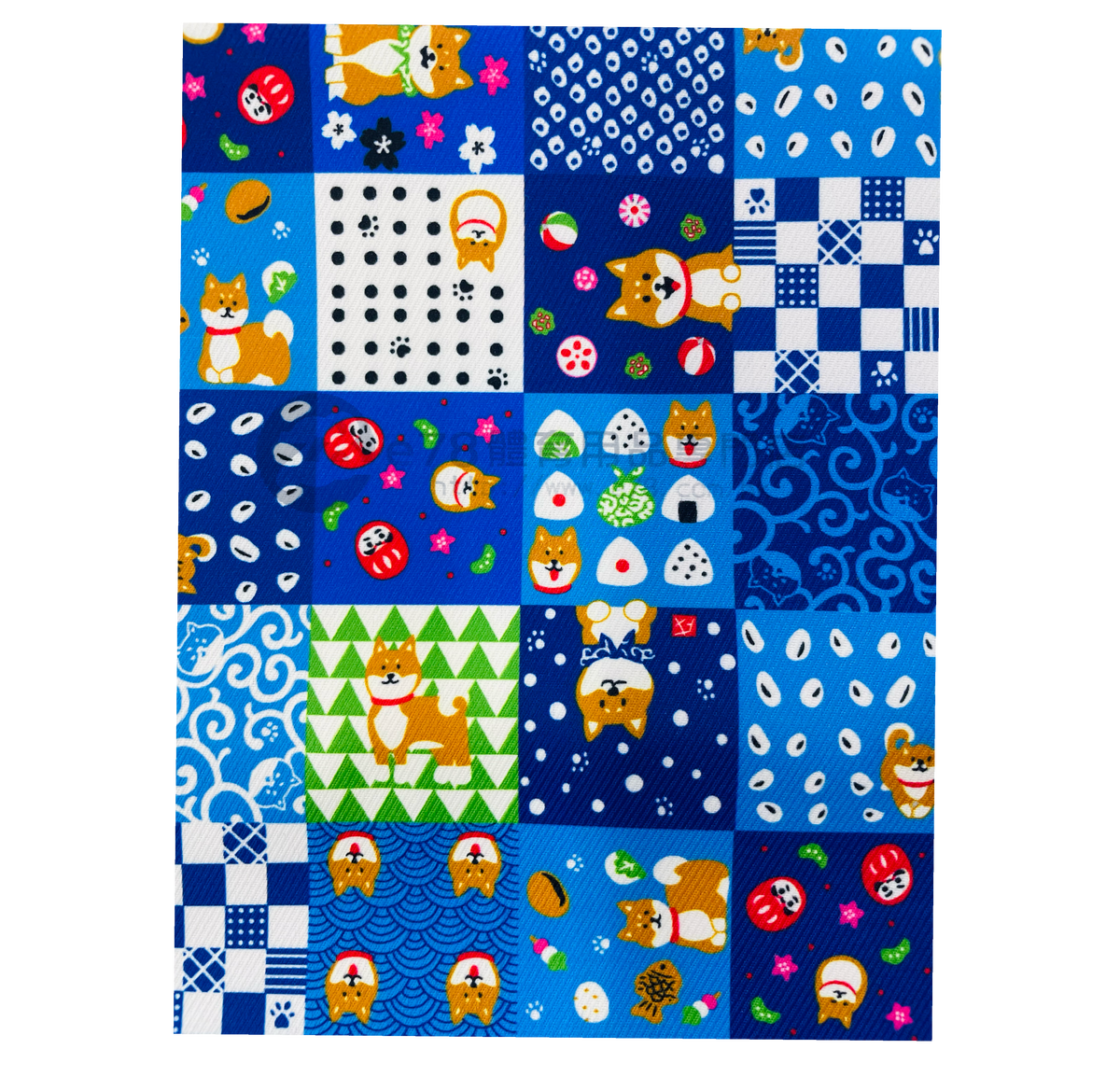 Handmade Water Resistant Racket Case ( hundreds of quilts Shiba lun 21 ...